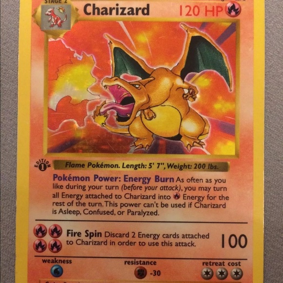 Pokemon | Toys | Vintage Holo Charizard Repack | Poshmark